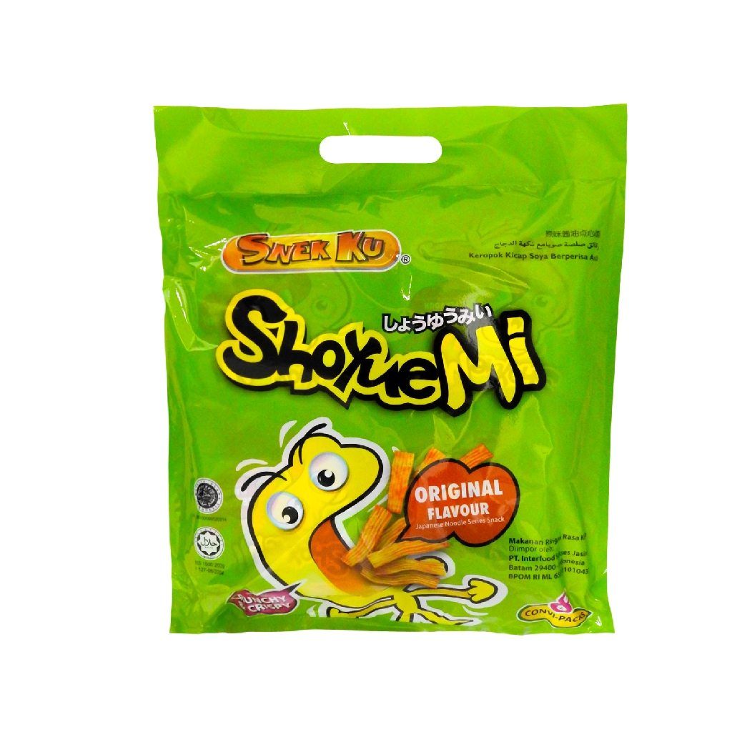 Snek Ku Shoyuemi Flavoured Japanese Noodle Series Snack (8 Packs ...