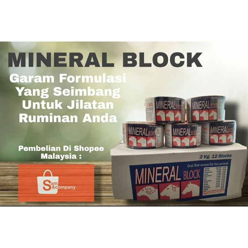 MINERAL BLOCK GARAM JILAT LEMBU/KAMBING/RUSA/KUDA (2KG) | Shopee Malaysia