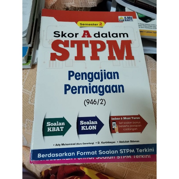 Buku Latihan STPM 2021 Kertas Model Skor A Dalam STPM sem 2 pengajian ...