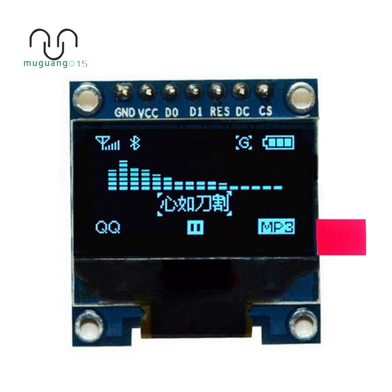 0.96 inch spi serial 128x64 oled lcd display ssd1306 for 51 stm32 ...