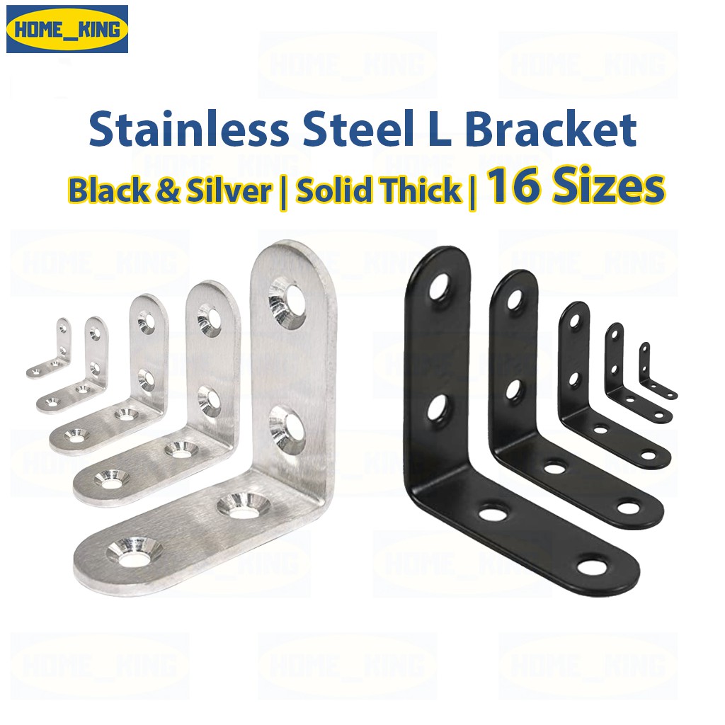Home King Thickened Solid Stainless Steel L Bracket Angle Bracket L ...