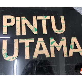 Custom Cut Acrylic Alphabet Lettering Wording Numbering Logo Huruf wall ...