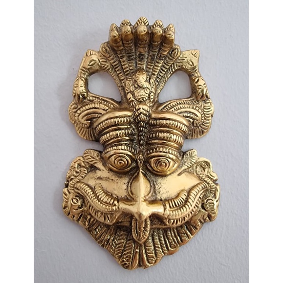 Yali Face Wall Hanging Evil Eye Protector Sculpture (Height-6 inches x ...