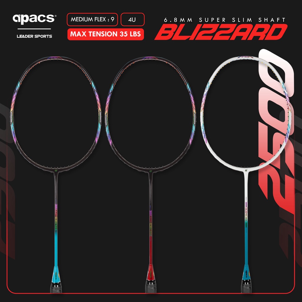 (FREE STRING & GRIP) APACS BADMINTON RACKET BLIZZARD 2500 | Shopee Malaysia