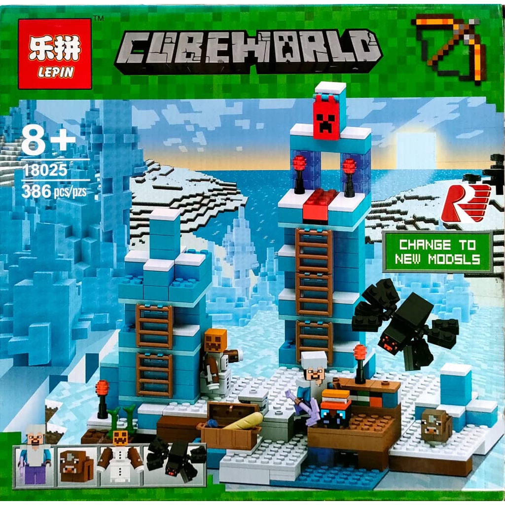 Lego Minecraft the ice spikes - town-green.com