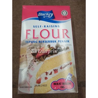Blue Key Tepung Kek Naik Sendiri 1kg Self Raising Flour Tepung ...