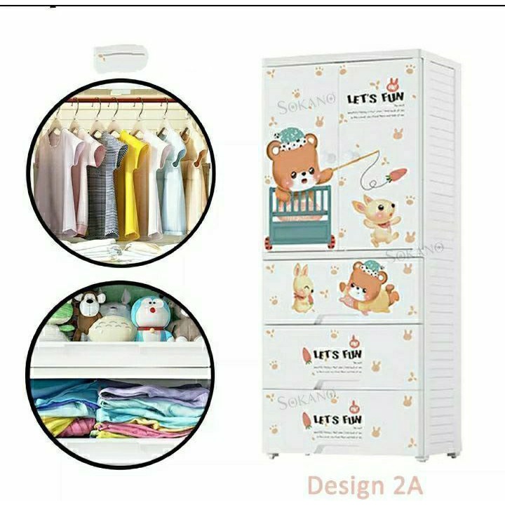 SOKANO SW007 Bear Theme Cartoon Design Japanese Style Plastic Kids ...