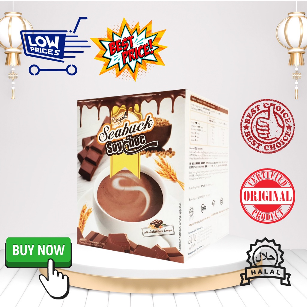 SNE Royal Seabuck Choco Soychoc沙棘巧克力饮料 纳豆巧克力饮 Choco Malt Drink | Shopee ...