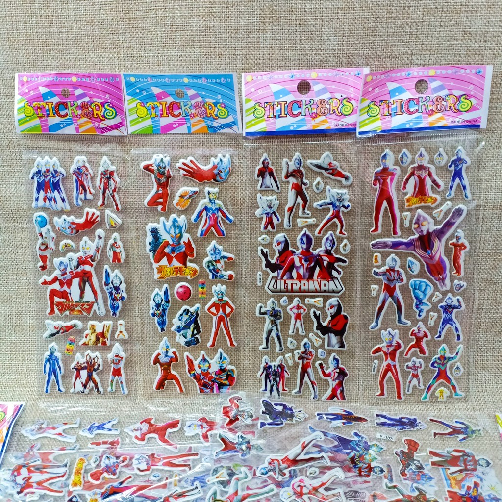 Ready stock! Ultraman Cute Cartoons 3D Stickers | Shopee Malaysia