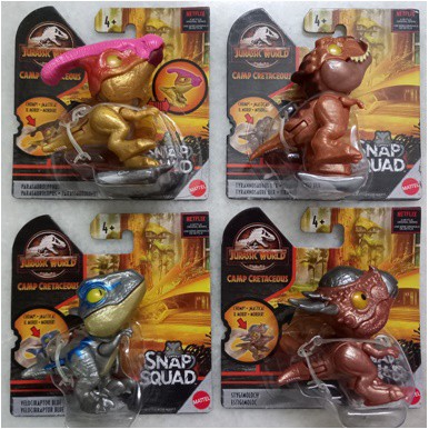 Mattel jurassic world snap squad wave 7 | BeeCost