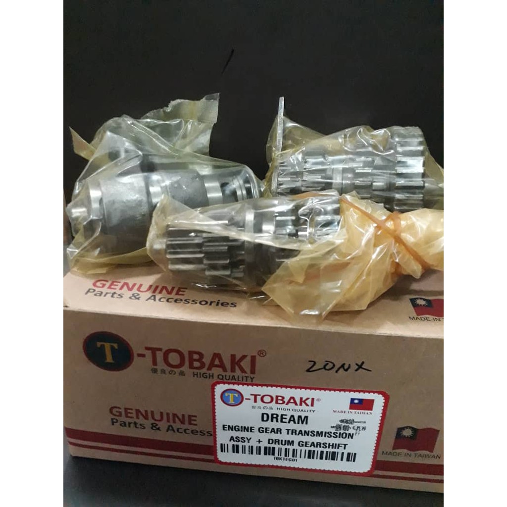 TOBAKI GEAR BOX SET (FULL COMPLETE SET) EX5 DREAM/ Wave100/ CLASS 1 ...