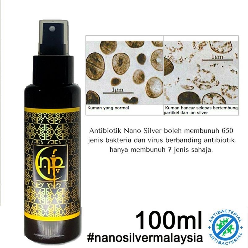 Nano Perak Spray 100ml ( Nano Silver / Colloidal silver ) Original | Shopee Malaysia