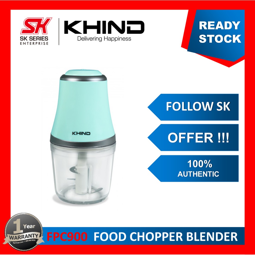 Khind FPC900 MINI CHOPPER 0.6L FOOD CHOPPER | Shopee Malaysia