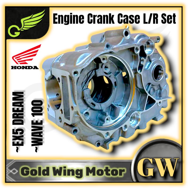HONDA EX5 DREAM EX5D WAVE 100 EX5C EX5CLASS CLASS1 CRANK CASE LEFT ...