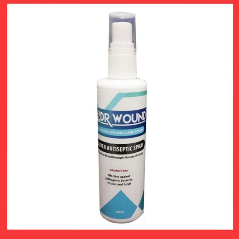 DR WOUND SILVER ANTISEPTIC SPRAY 100ML or 50ml (Exp12/2021) | Shopee ...