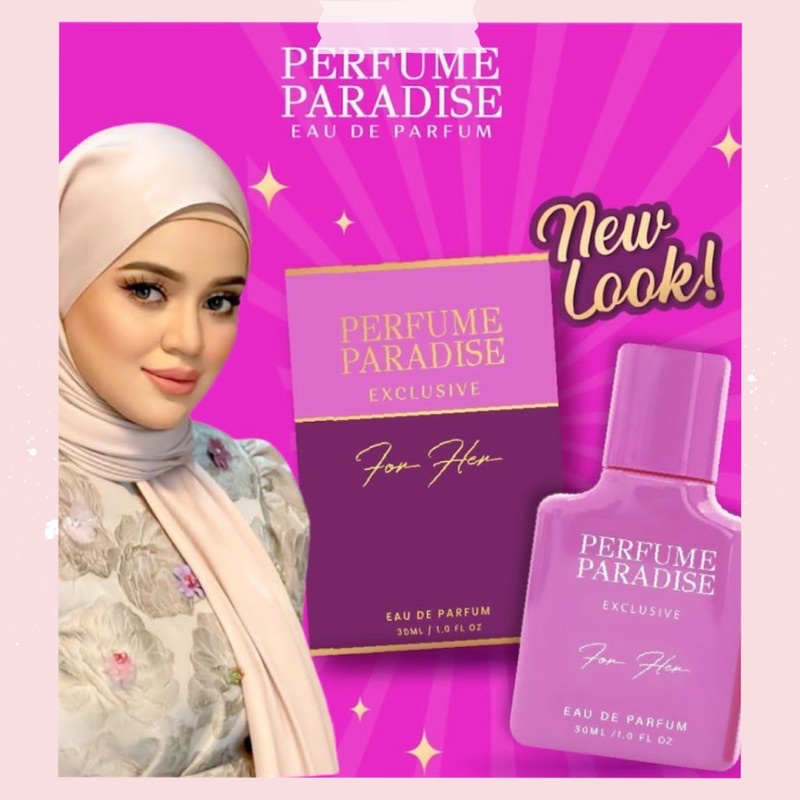 PERFUME PARADISE EXCLUSIVE FOR WOMEN ( 30ML ) | Shopee Malaysia