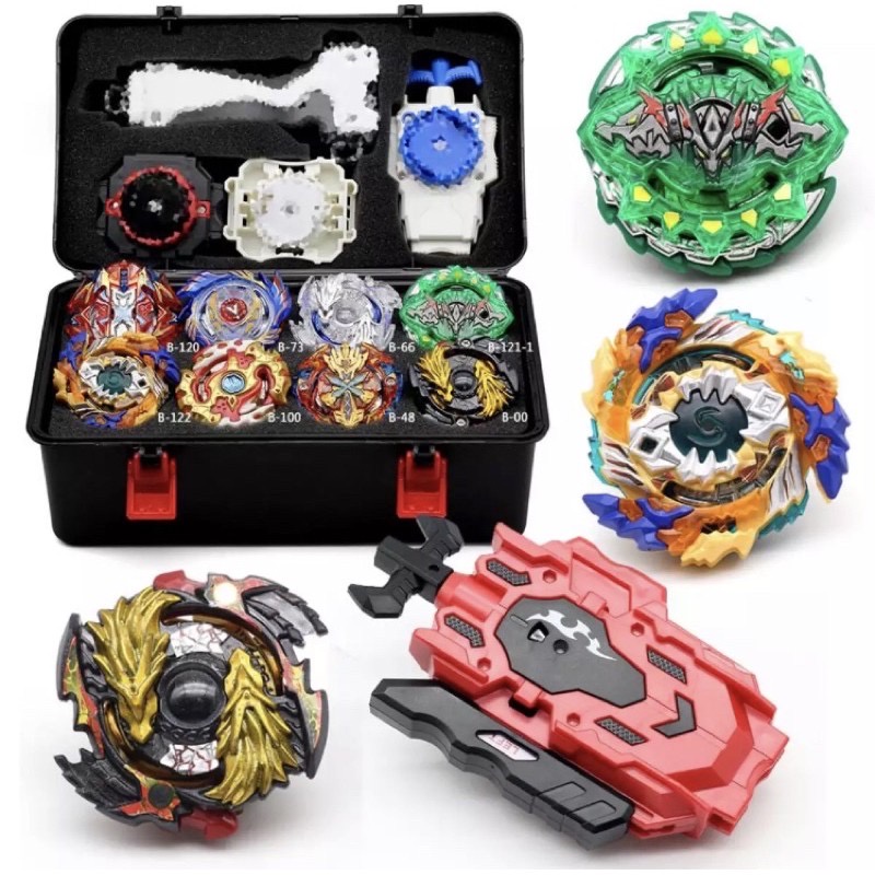 FREE BOX When Buy Beyblades Burst 3 Full Set Pcs Turbo Evolution Metal ...