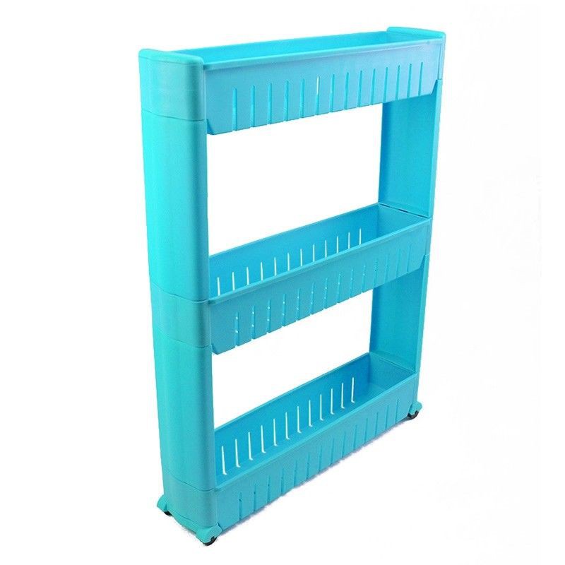 Slim Slide Out Kitchen Trolley Rack Holder Storage Shelf Tower Folding ...