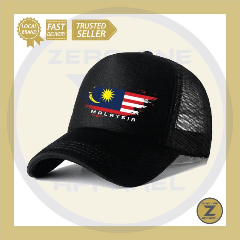 Topi Malaysia Bendera Trucker Cap Unisex | Shopee Malaysia