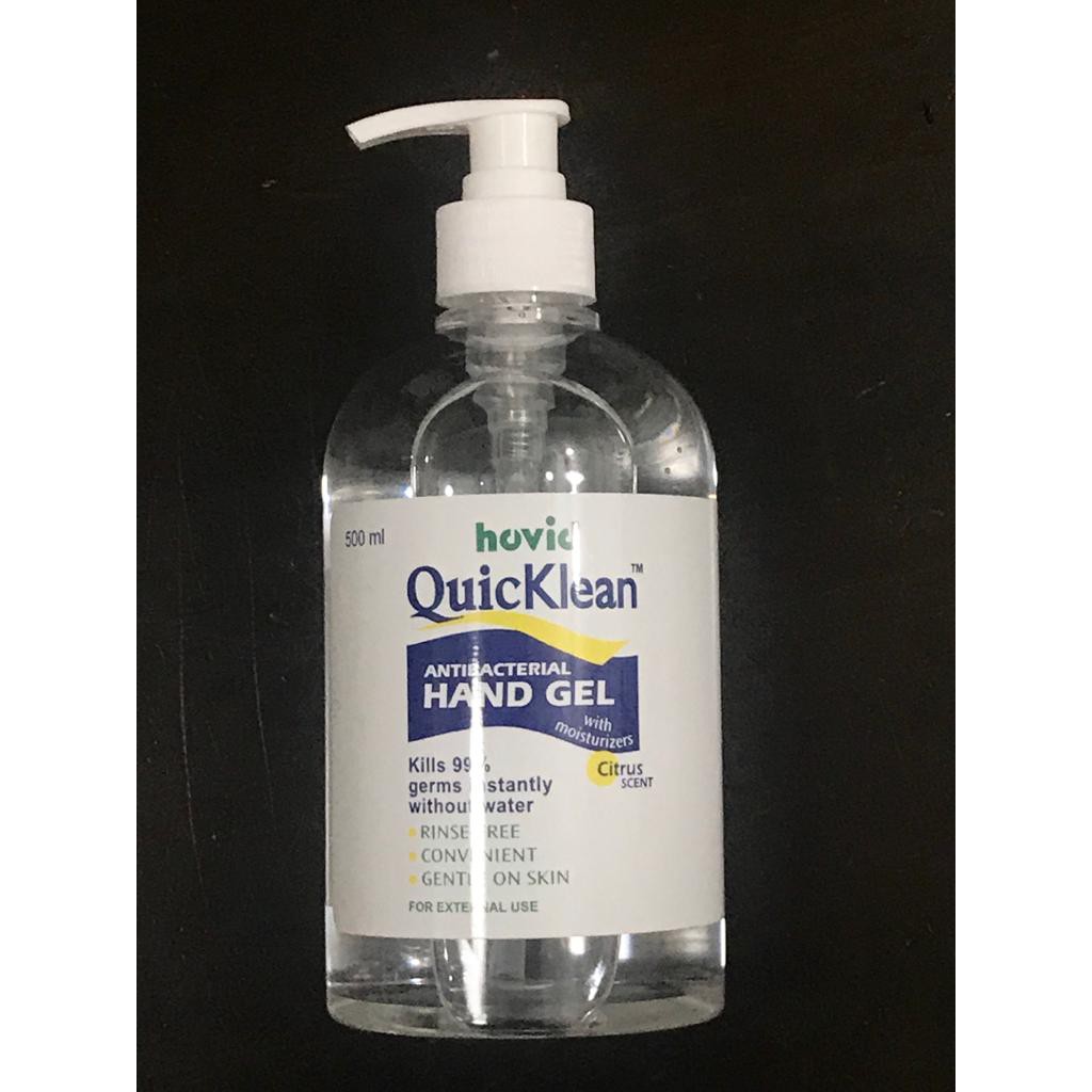 [Ready Stock] [500ml 1 bottle + 50ml 12 bottles] Hovid QuicKlean™ Hand ...