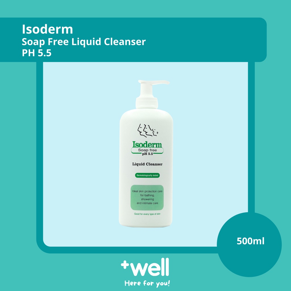 Isoderm Liquid Soap-Free Cleanser With Pump 500ml (EXP 11/2026 ...