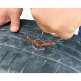 Car Tubeless Tyre Puncture Repair Kit Set Penampal Tayar Kereta Motor ...