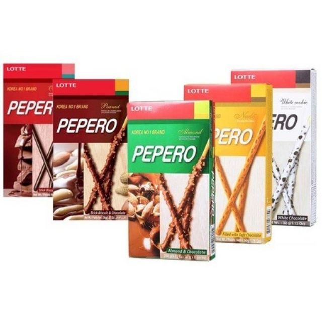 LOTTE Pepero Assorted Flavours Big Pack &Small pack | Shopee Malaysia