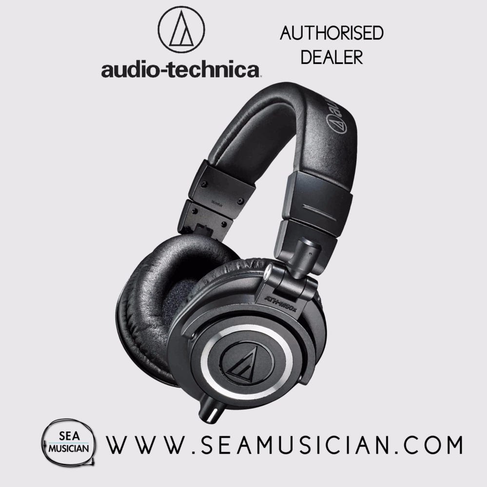 AUDIO-TECHNICA ATH-M50X PROFESSIONAL MONITOR HEADPHONES (ATH-M50x ...