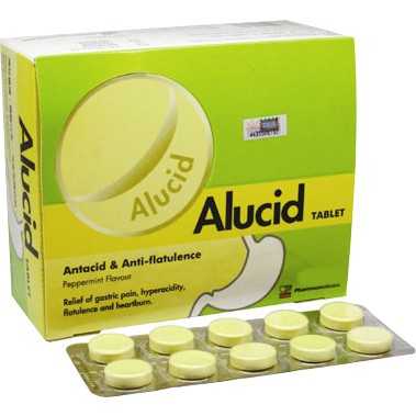 Alucid Tablets Relief of Gastric Pain and Wind 10Tablets | Shopee Malaysia