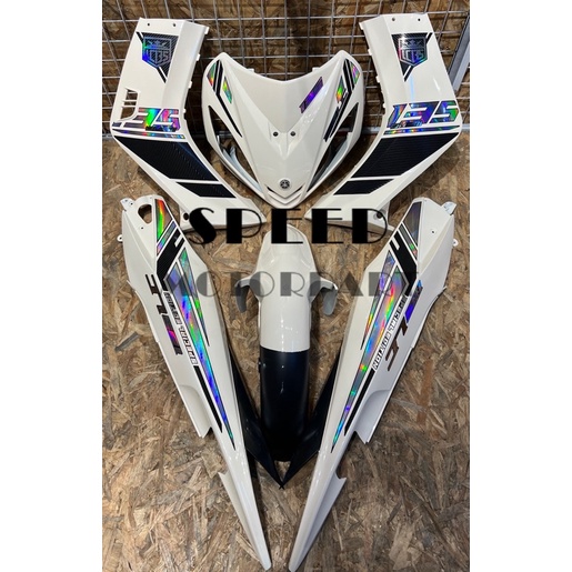 HLD COVER SET LC135 V1 RAINBOW CARBON FREE EMBLEM | Shopee Malaysia