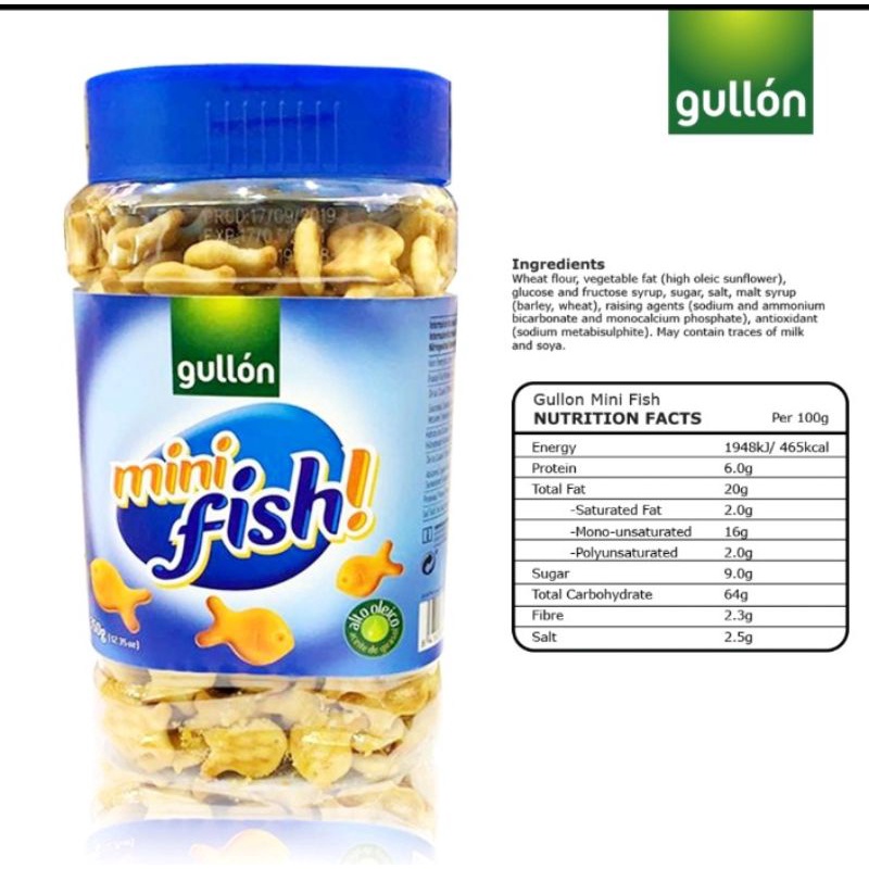 Gullon Mini Fish Biscuits 350g | Shopee Malaysia