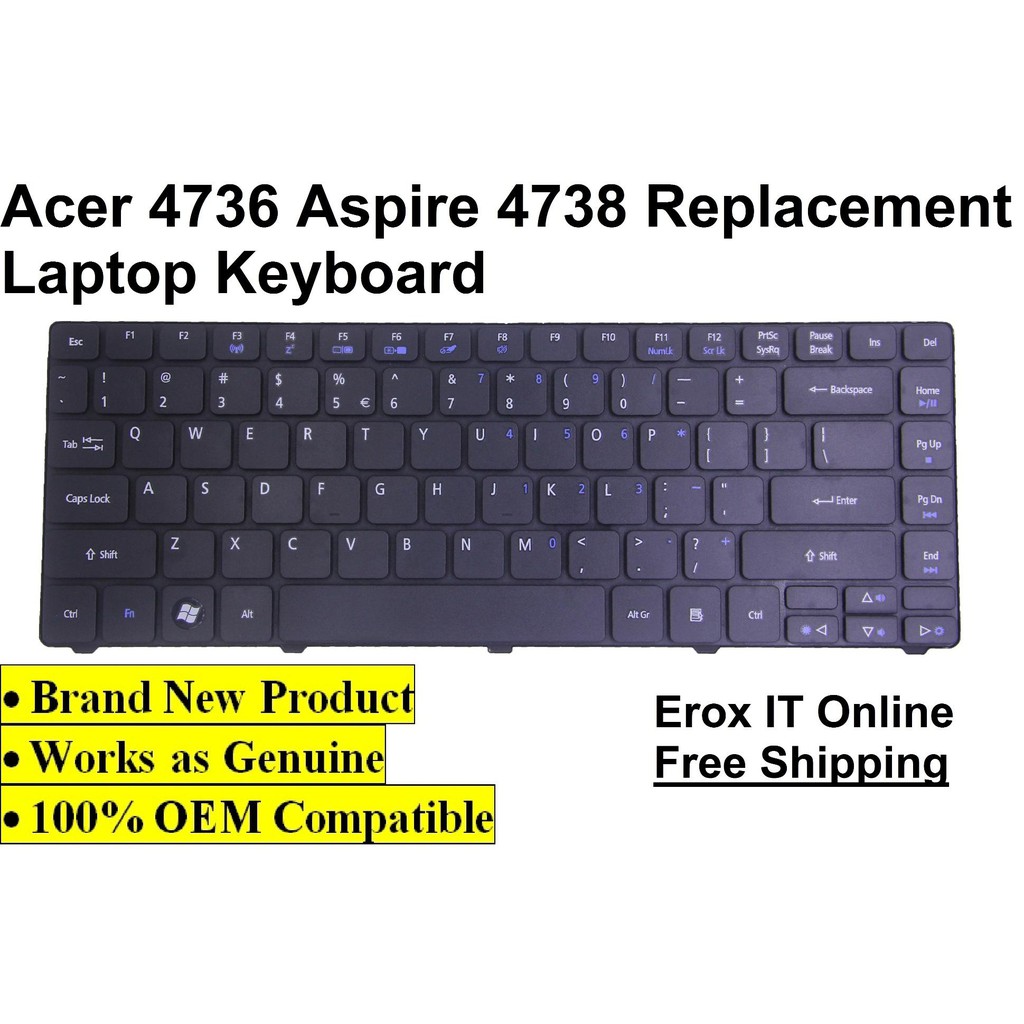 Acer 4736 4741 4253 4551 4552 4750 4752 4738 4810 4935 Laptop Keyboard ...