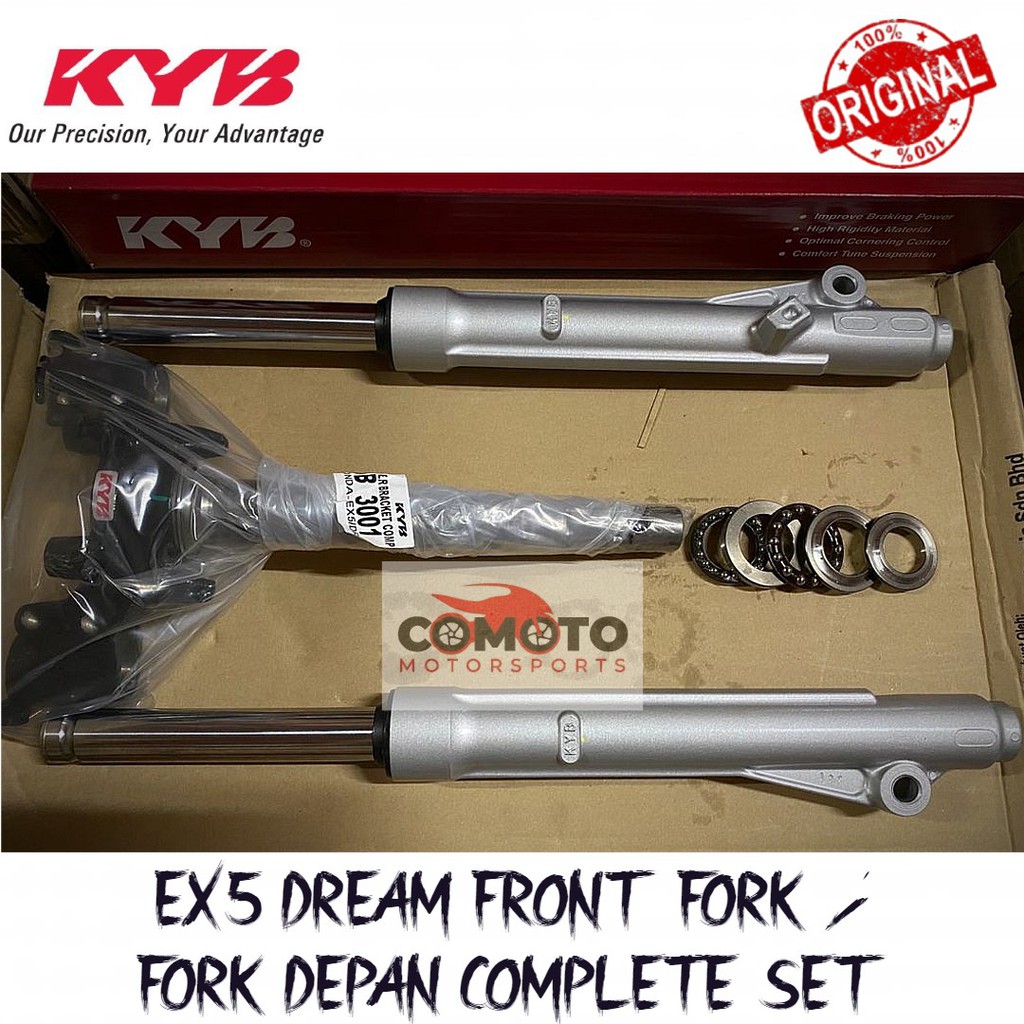 EX5 DREAM KYB FRONT FORK T-FORK STEERING CONE SET 100% ORIGINAL | Shopee Malaysia