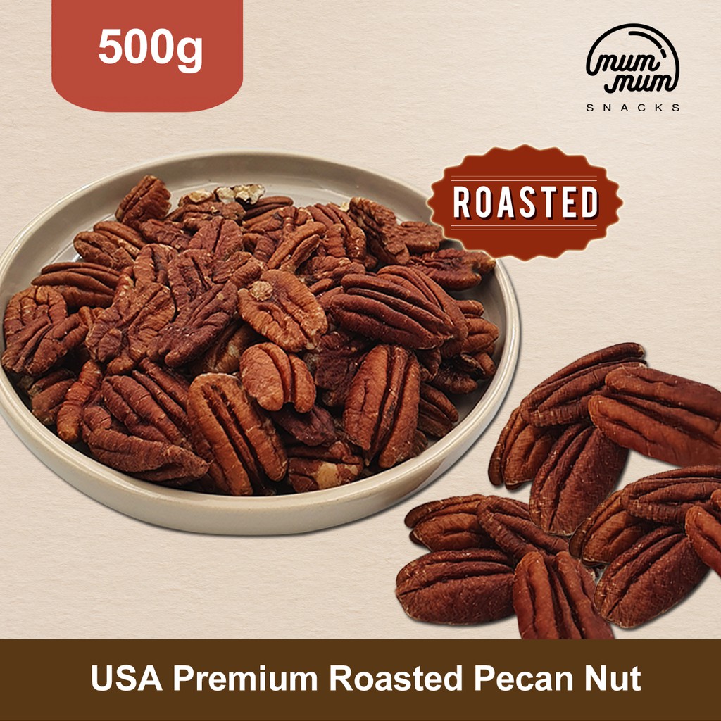 USA Premium Roasted (Unsalted) Pecan Nut [500g, 1kg] | Shopee Malaysia