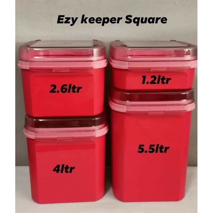 Tupperware Ezy Keeper Square | Shopee Malaysia