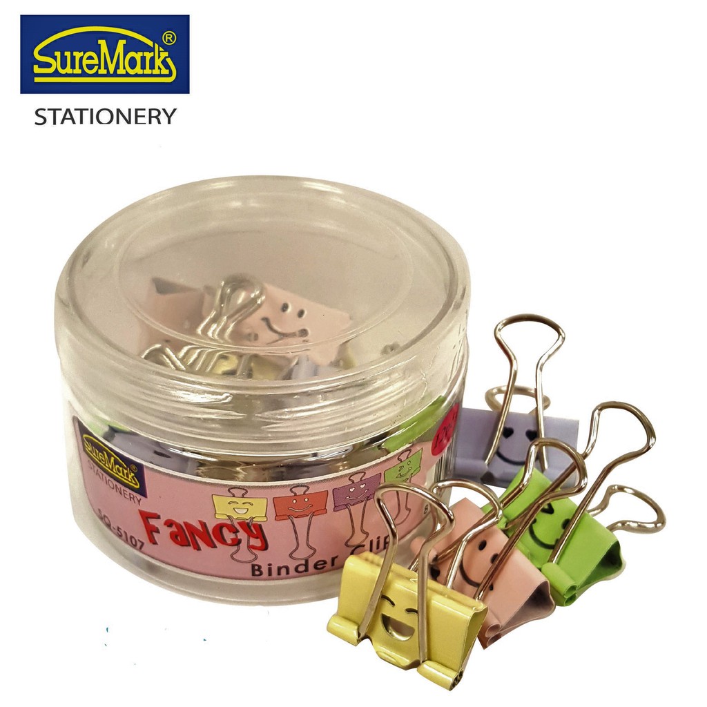 SureMark Fancy Binder Clips (12's) | Shopee Malaysia