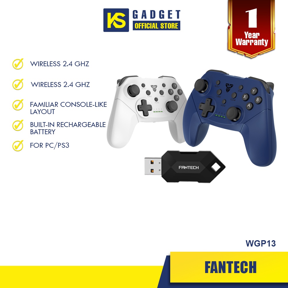 Fantech WGP13 Shotter II Wireless 2.4GHZ Gaming Controller | Shopee ...
