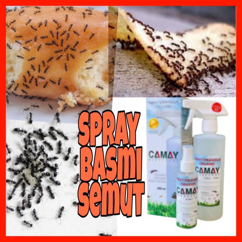 ( SHOCKING SALE ) Ubat Spray Semut Camay Reppelent Berkesan | Shopee ...