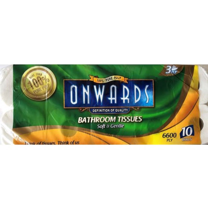 [TKM] Onwards Bathroom Tissue 10 Rolls (6600 ply) | Shopee Malaysia