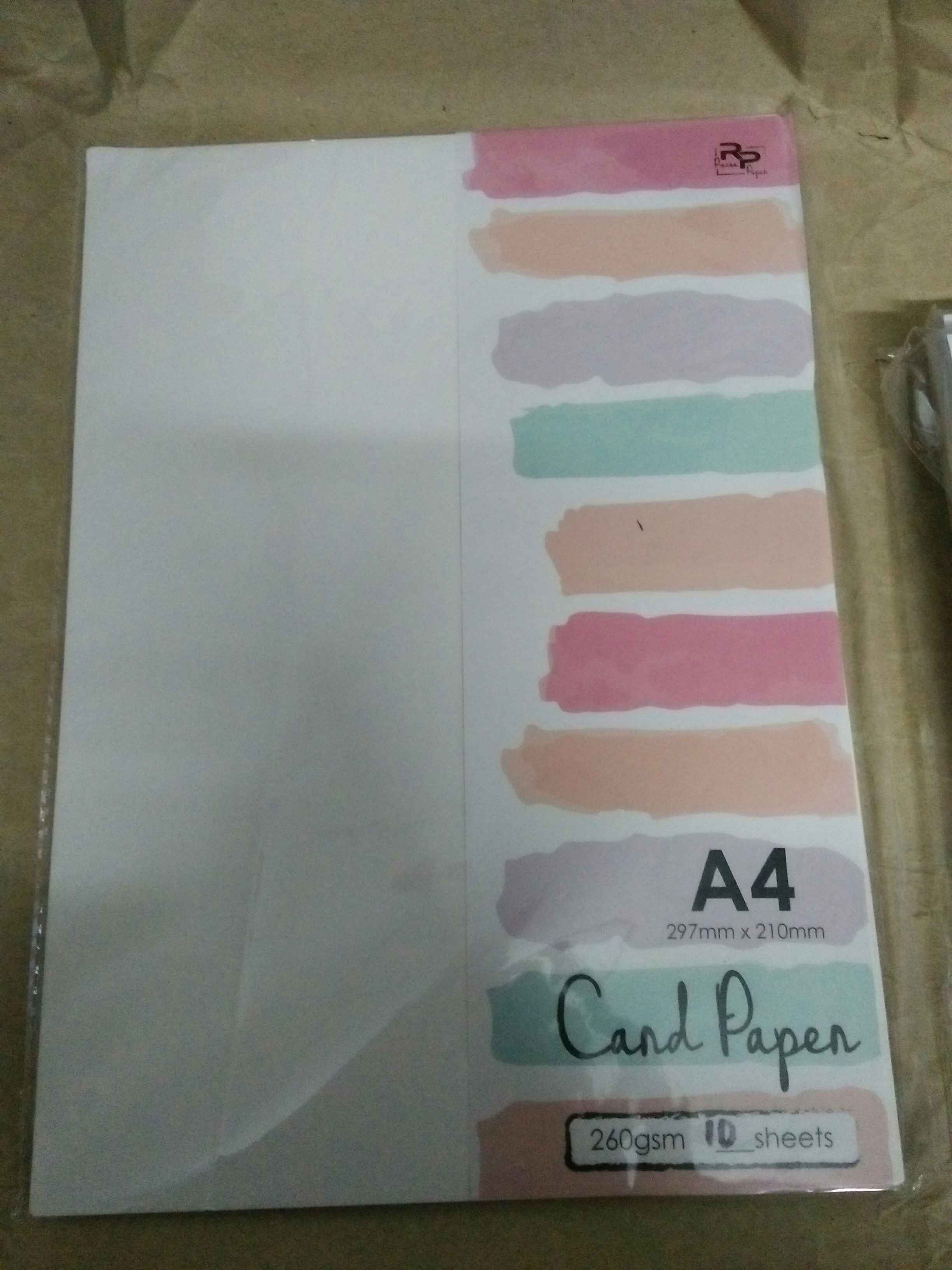 1pc A4 Art Card 260gsm / Glossy Card / Kertas Kad | Shopee Malaysia