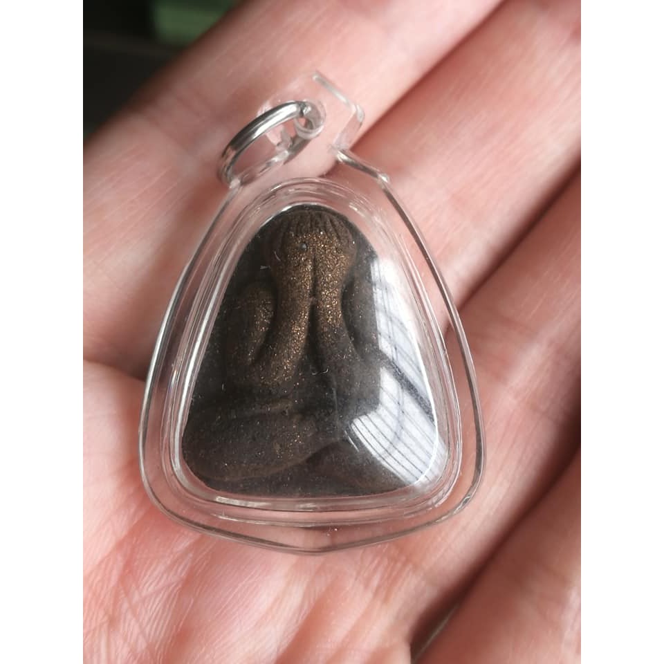 Phra Pidta Luang Phor Khao Wat Deang B.E254x With Gold Powder | Shopee ...