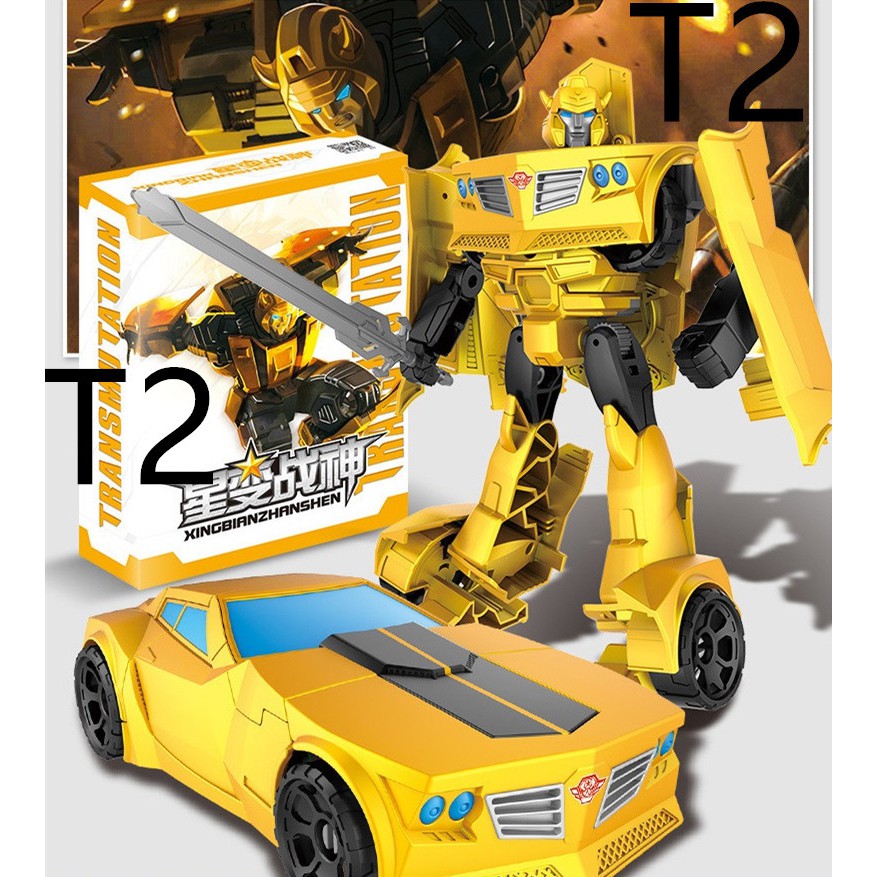 Kereta Robot transformer Robot Car Vehicle Transform Bumblebee Optimus ...
