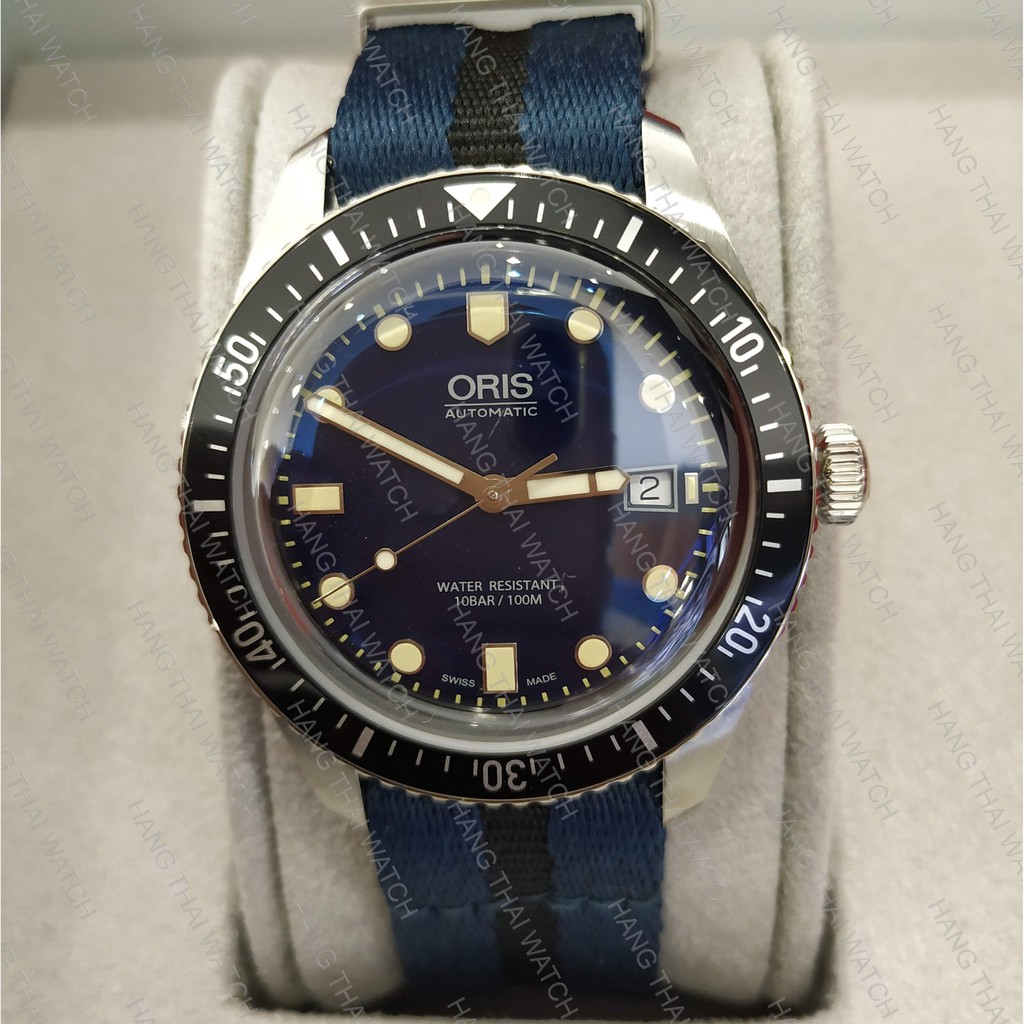 ORIS DIVERS SIXTY-FIVE BLUE DIAL GENTS 733 7720 4055 FC | Shopee Malaysia