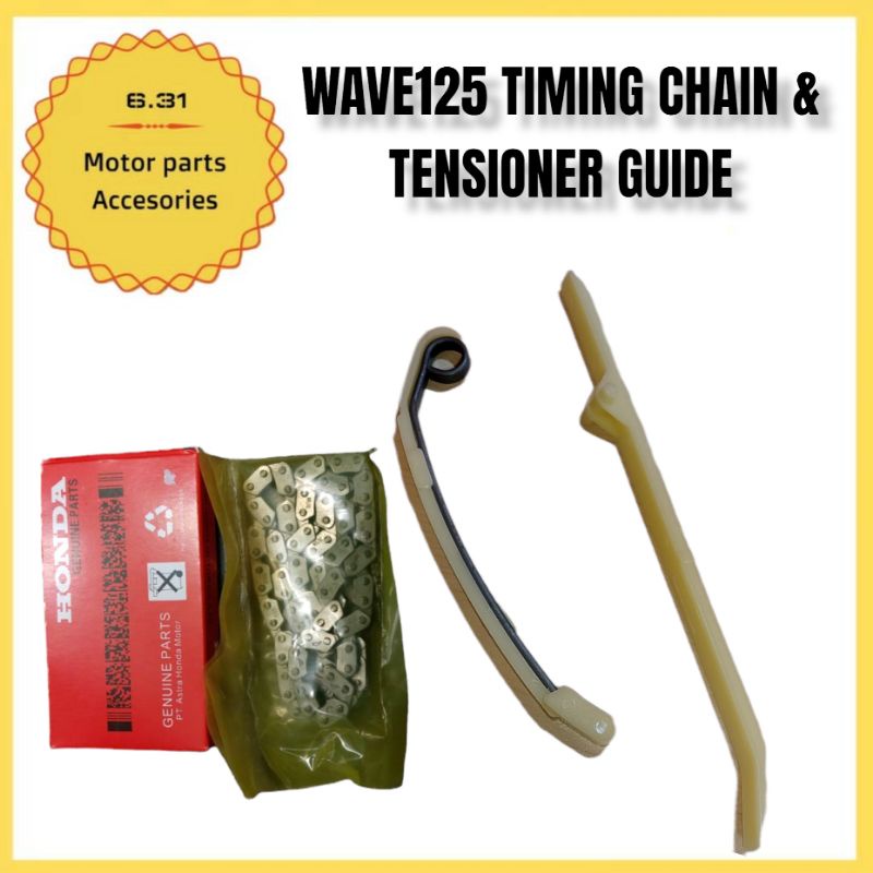 TIMING CHAIN WAVE125 WAVE125S WAVE125X TIMING CHAIN + TENSIONER GUIDE ...