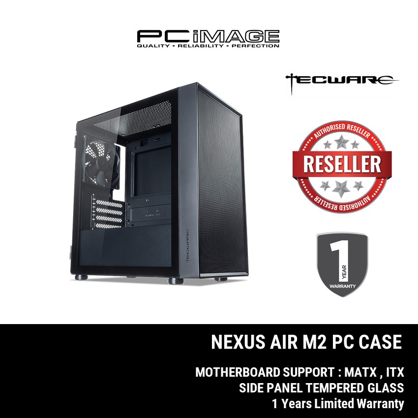 TECWARE Nexus Air M2 Steel ATX Casing-Black | Shopee Malaysia