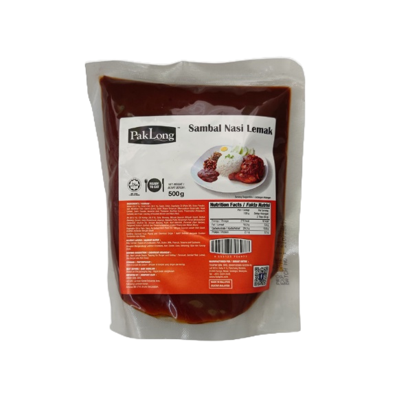 Pak Long Sambal Nasi Lemak 500g | Shopee Malaysia