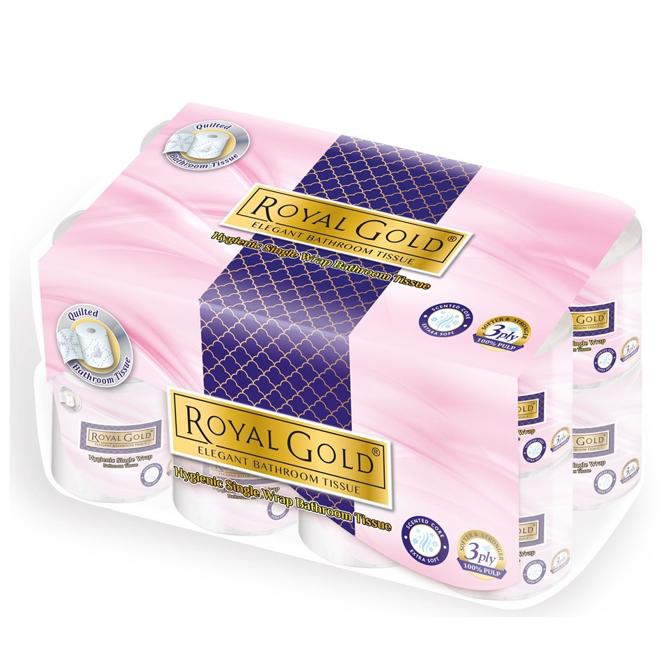 Royal Gold Bathroom Tissue/ Toilet Roll 3ply 200sheets | Shopee Malaysia