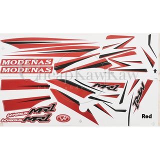 MODENAS MR1 STICKER (1) // KRISS MR1 BODY COVER SET STICKER STICKER MR1 ...
