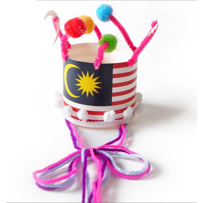 DIY Merdeka/Malaysia National Day Crown Craft Kit | Shopee Malaysia