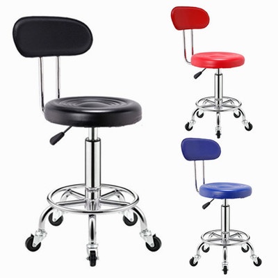 Round Stool With Wheel/Soft Cushion Round Stool/Bar Chair/Counter Chair ...